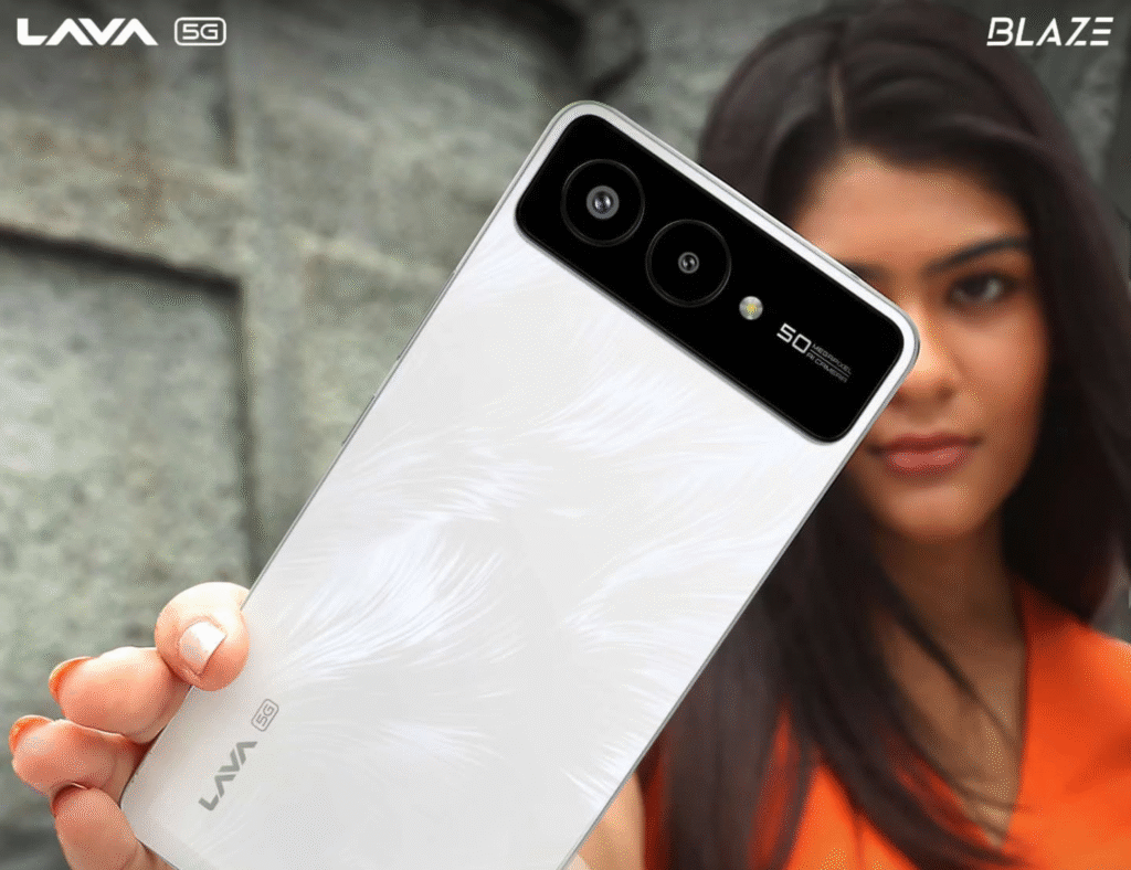 Launch of the Lava Blaze AMOLED 2 5G: powerful features and a price explosion